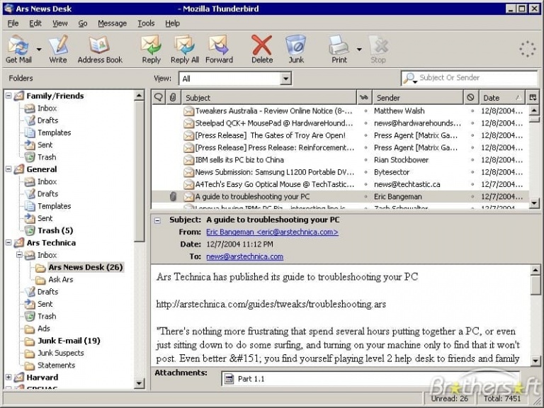Mozilla Thunderbird 1.5 Final