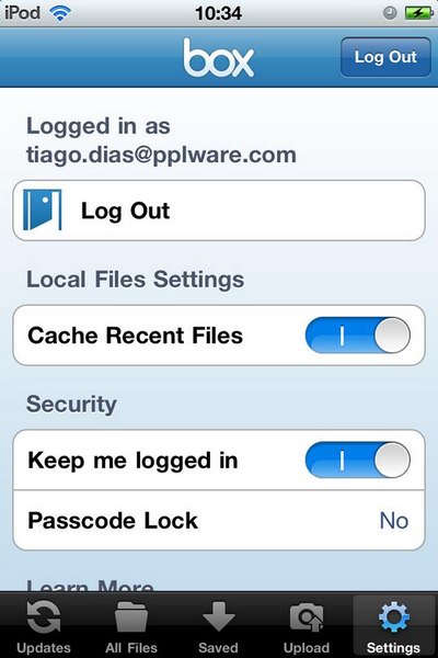 Box.net oferece 50 GB de armazenamento gratuito na cloud...