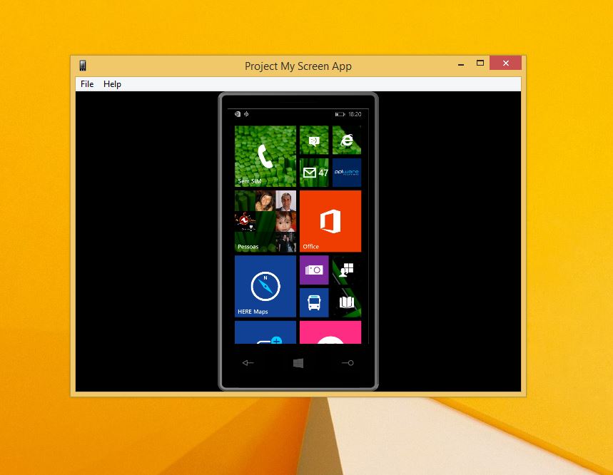 Quer ter o ecrã do Windows Phone no seu Windows?