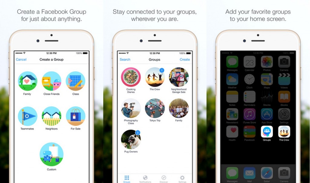 Facebook lança app para gestão de Grupos