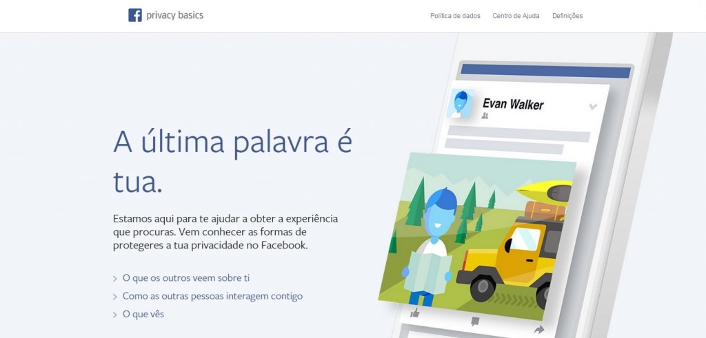 Facebook actualizou hoje os seus Termos e Políticas...