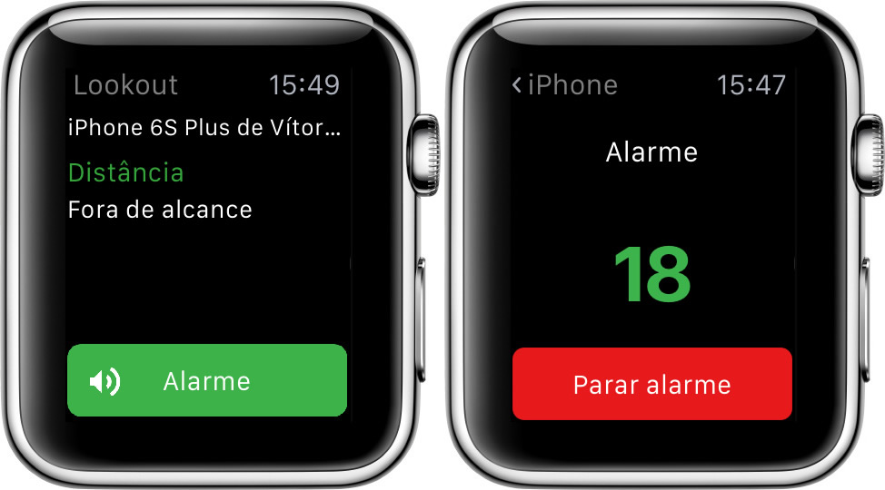 Lookout - A app para Apple Watch que descobre o iPhone perdido