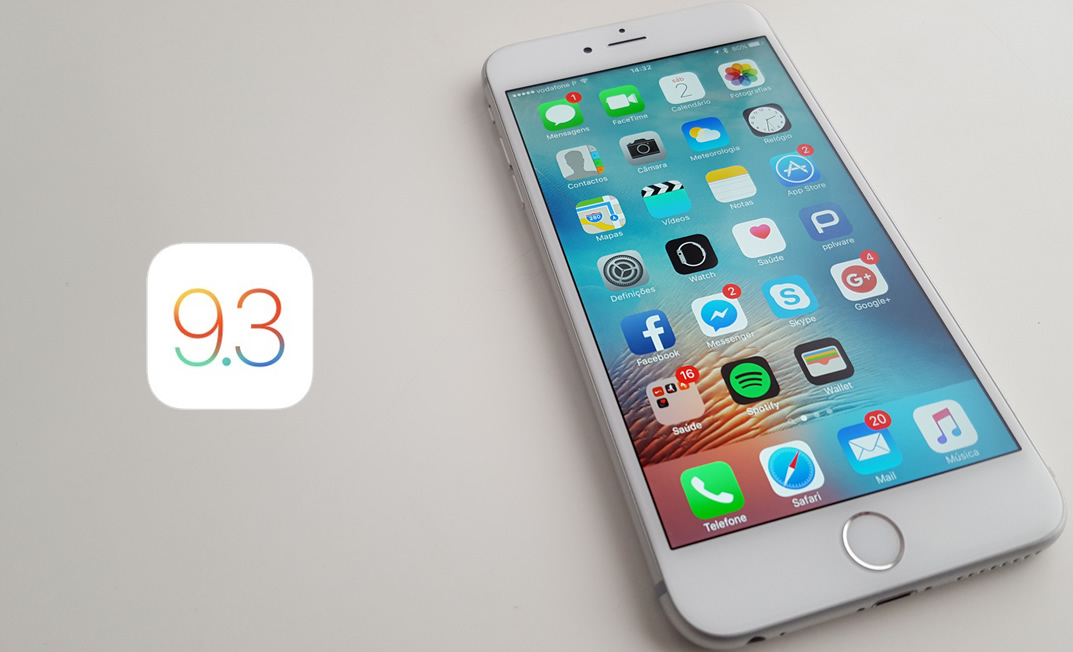 iOS 9.3 é a versão mais estável dos últimos tempos