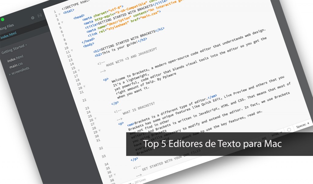 OS X - Quais os 5 melhores editores de texto em 2016