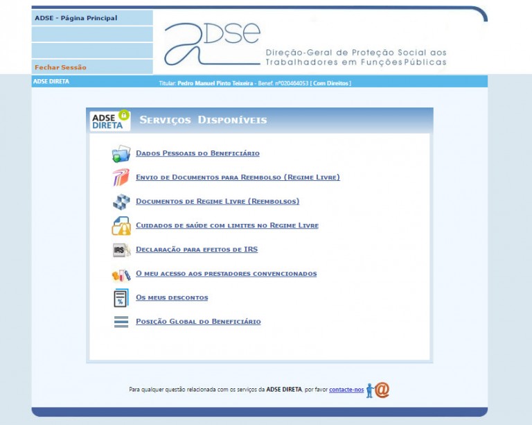 ADSE - Já pode proceder ao envio on-line de documentos