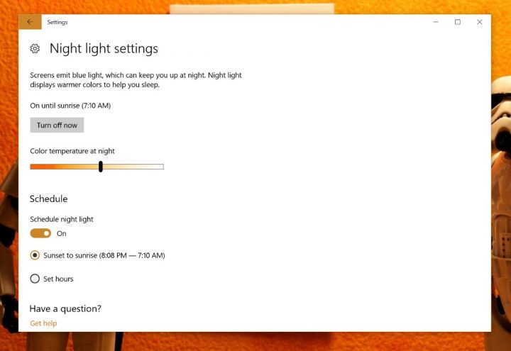 Dica: Ative e configure o Night Light no Windows 10