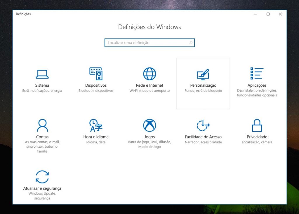 Windows 10: Há temas gratuitos na loja de aplicações