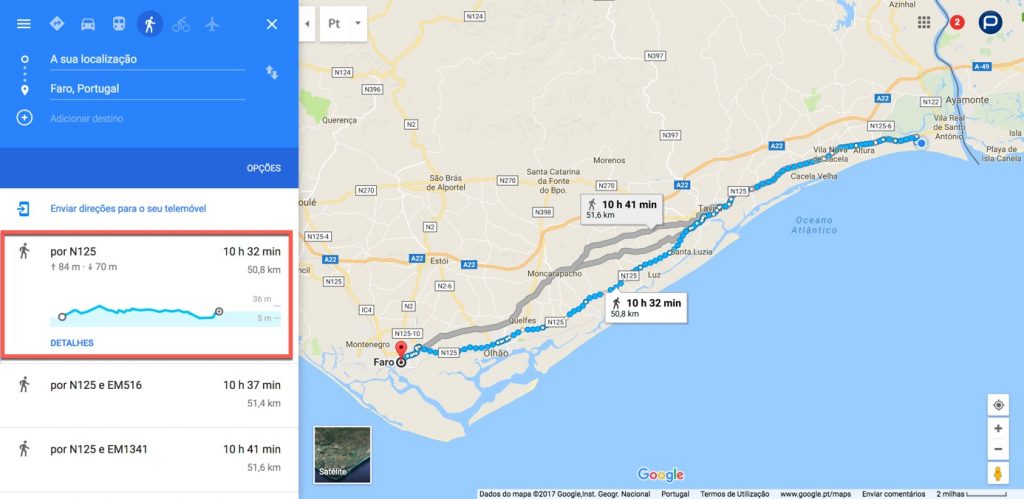 Google Maps: Caminhe ou corra nos percursos mais planos