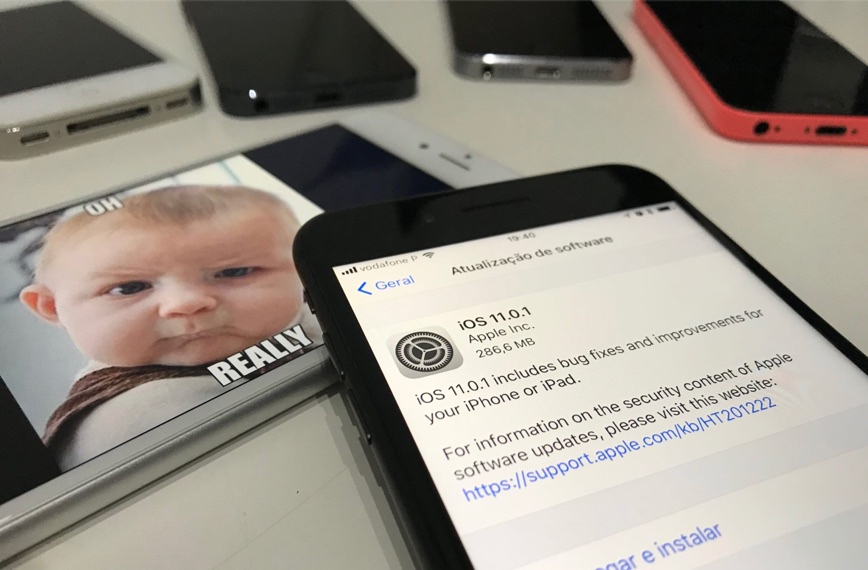 Apple disponibiliza o iOS 11.0.1 - Atualize já o seu iPhone/iPad