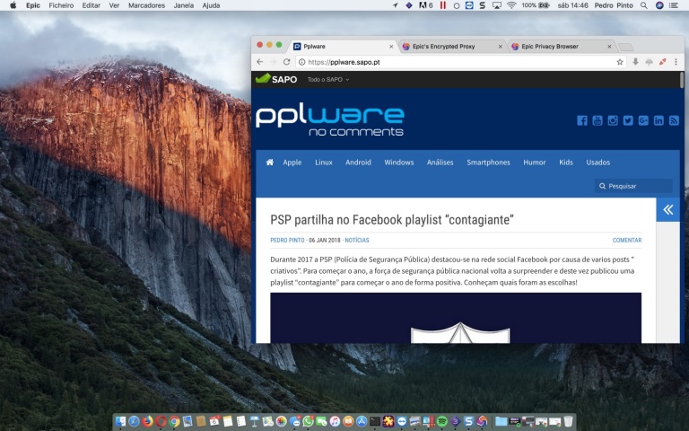 Epic: Um browser que traz um proxy nativo integrado