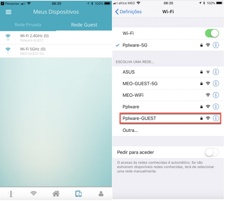 Router Fiber Gateway MEO: Como criar rede GUEST via app