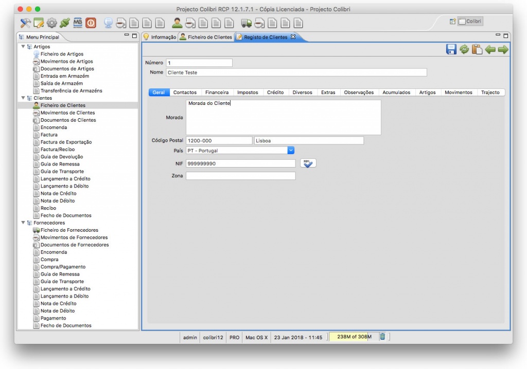 Projecto Colibri RCP 12 – Gestão com qualidade