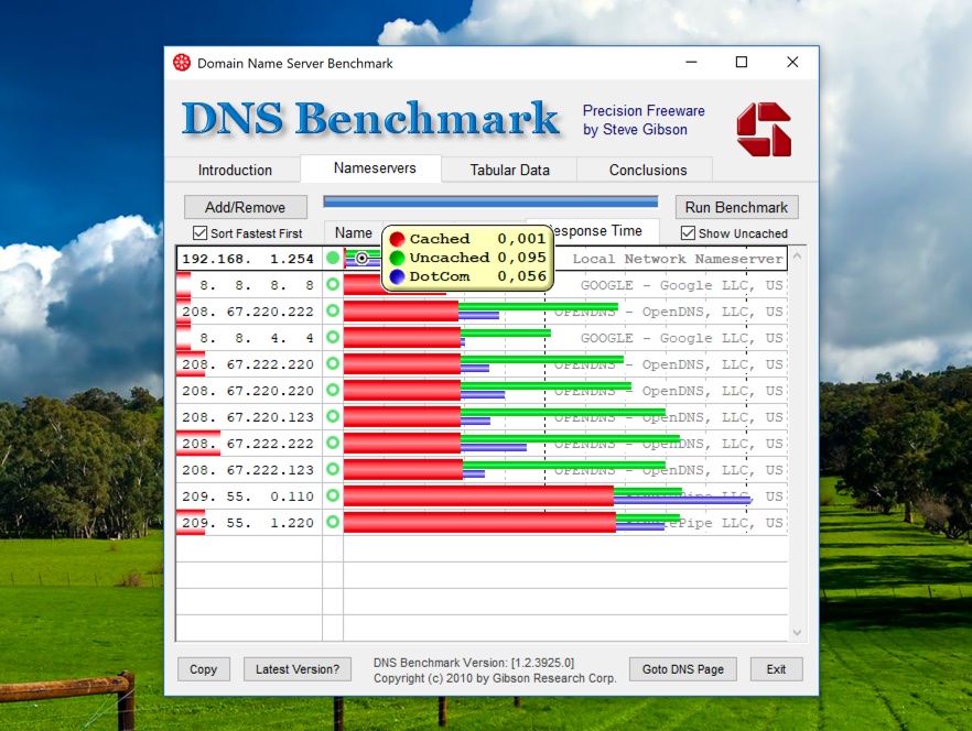 DNS Benchmark – Qual o servidor de DNS mais rápido?
