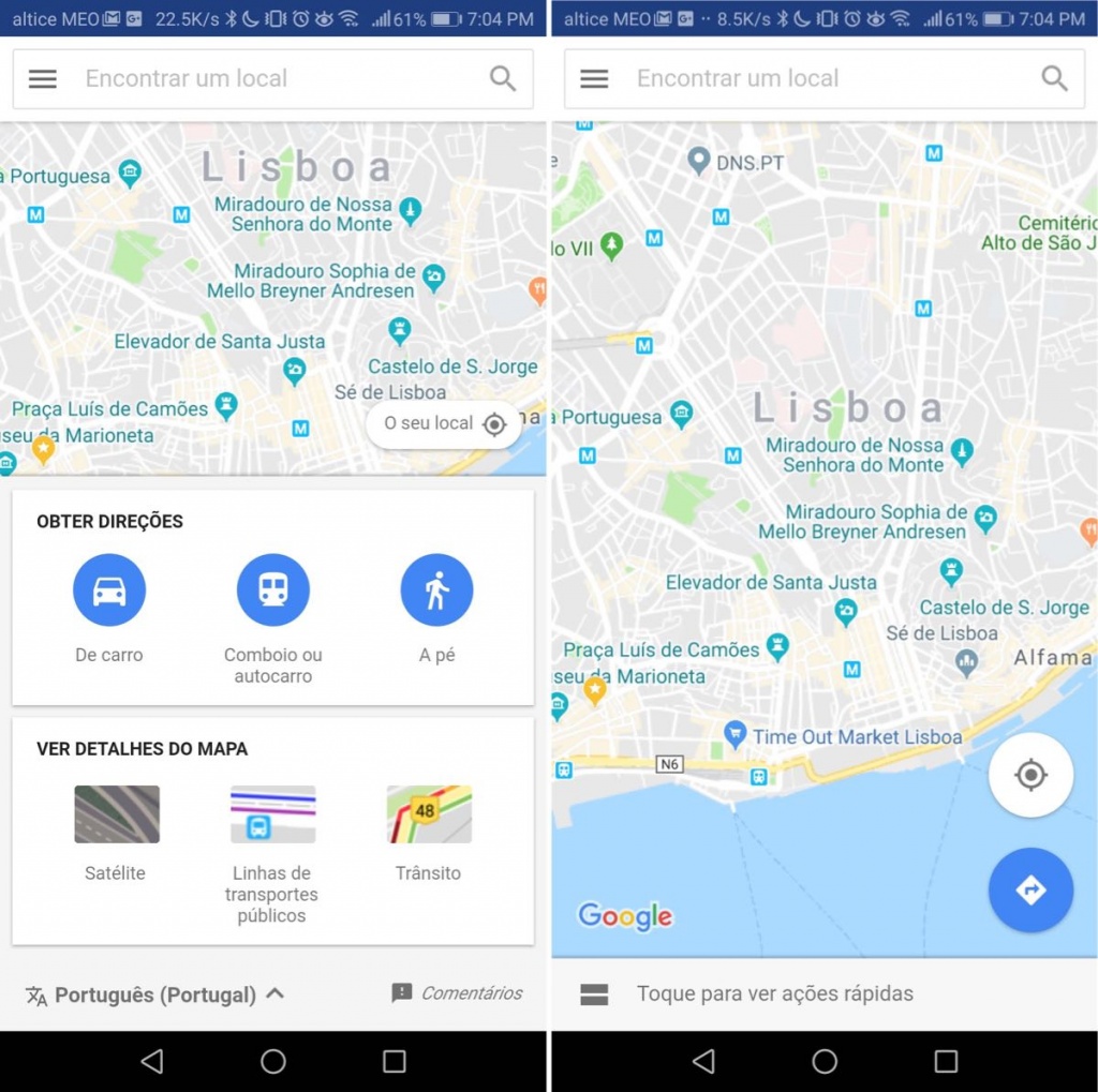 Agora também pode testar o Maps Go no seu smartphone Android