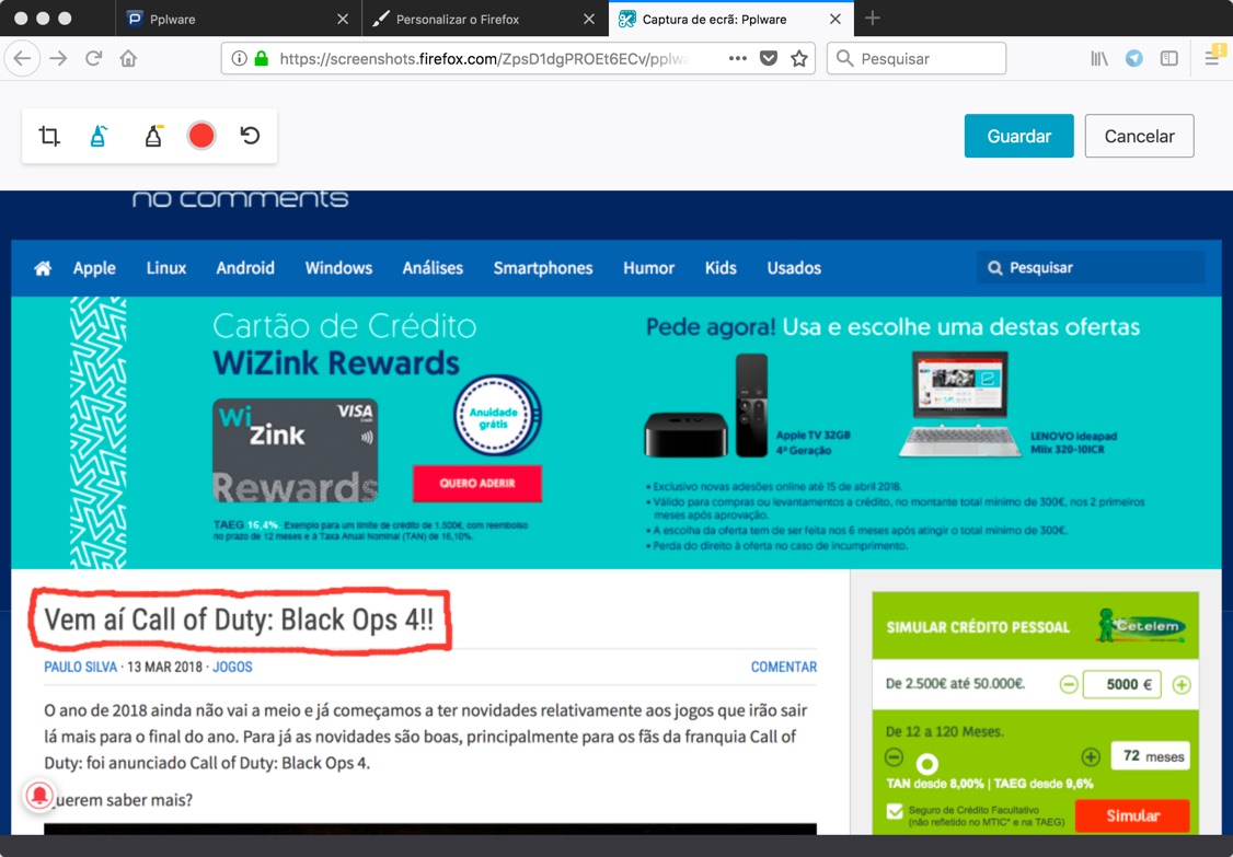 Chegou o Firefox 59 - Um browser mais rápido que nunca...