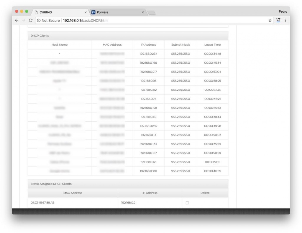 NOWO: Configurar e consultar o DHCP do seu router de casa