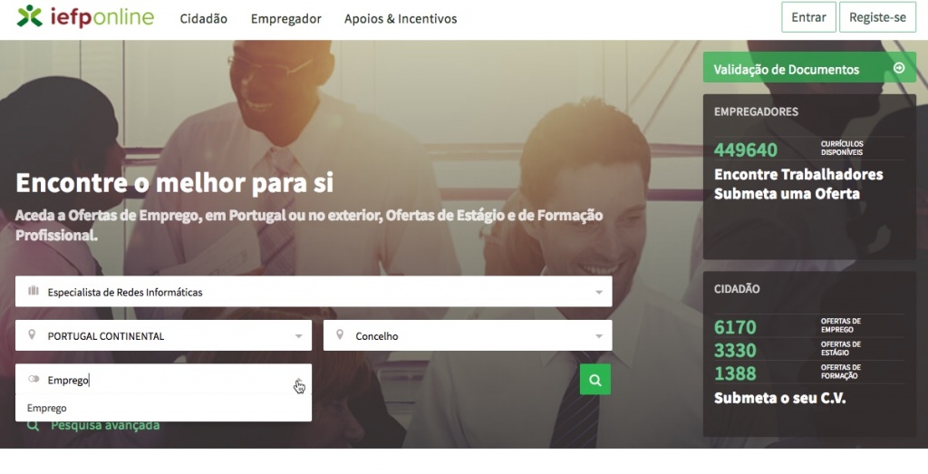 Conheça o novo portal de emprego e formação do IEFP