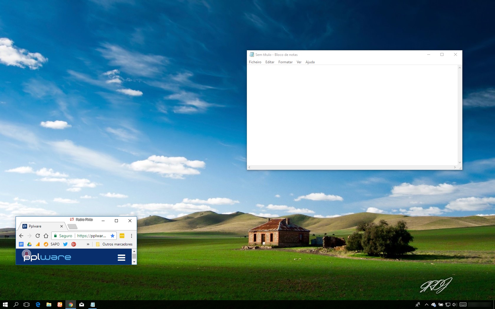 É verdade... O Notepad do Windows recebeu uma atualização