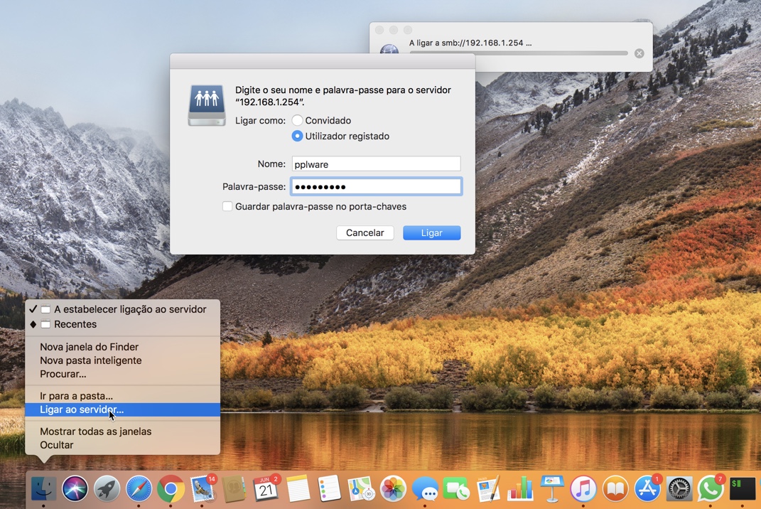 Router Fiber Gateway MEO: Partilhe o conteúdo de uma PEN/Disco USB