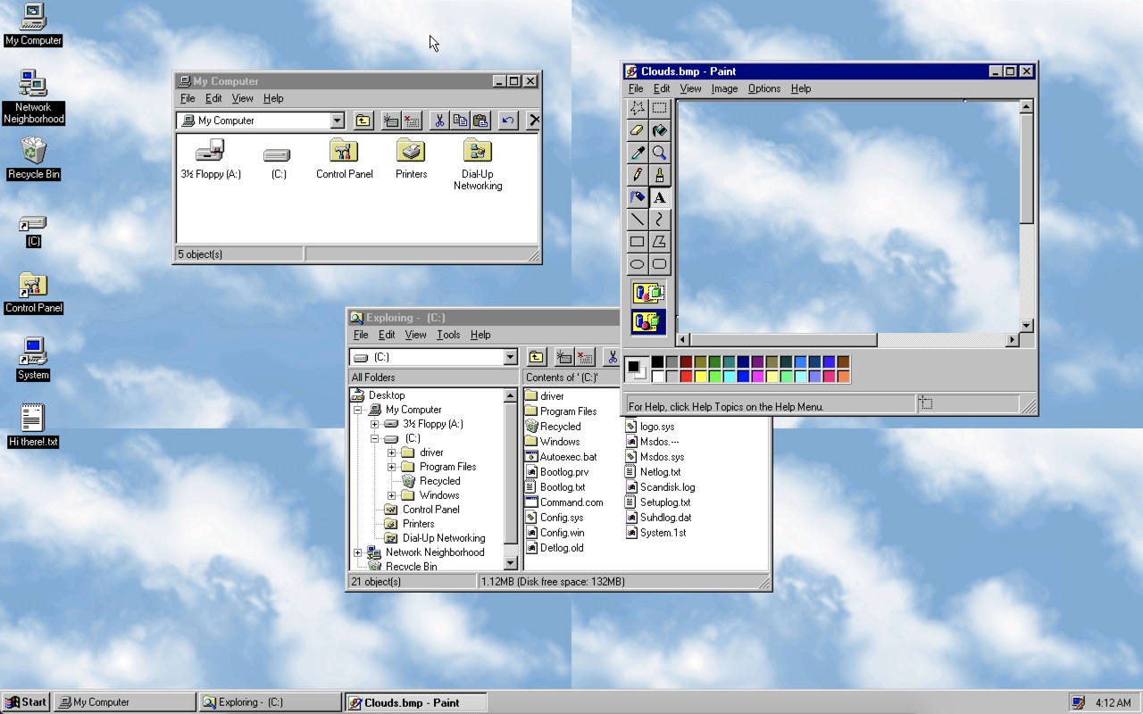 Windows 95 está disponível para Linux, Mac e... Windows