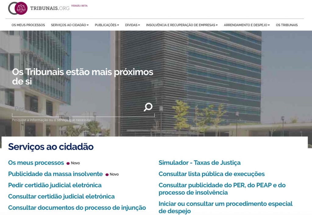 Já pode consultar online os seus processos em tribunal... e sem advogado