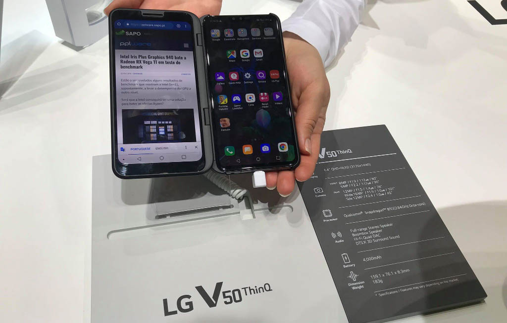 MWC19: A LG também já entrou no 5G com o LG V50 ThinQ 5G
