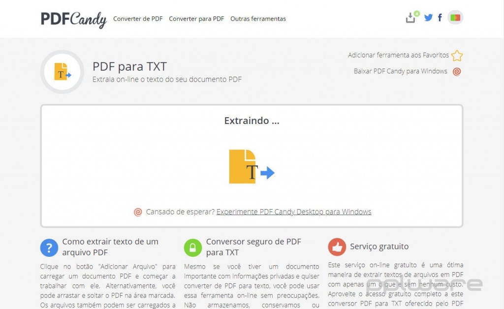 PDF Candy - faça qualquer tarefa com PDFs, online e sem instalação