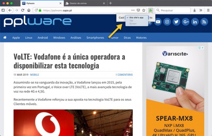 Já podemos usar o Chromecast com o Firefox graças à extensão fx_cast