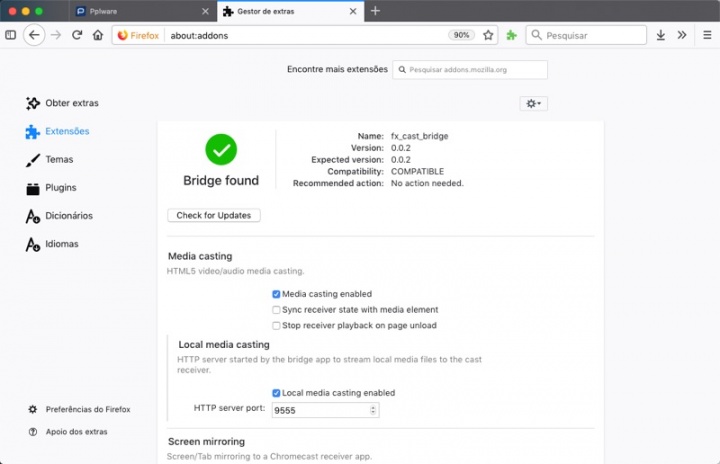 Já podemos usar o Chromecast com o Firefox graças à extensão fx_cast