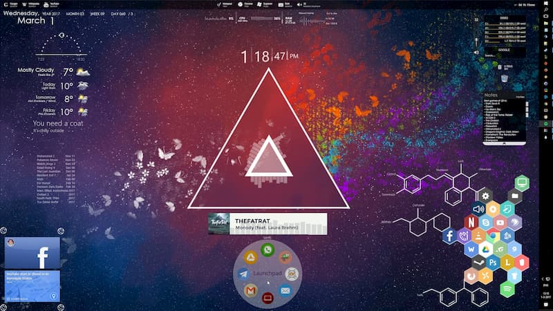Rainmeter: O seu Windows 10 vai ficar irreconhecivelmente bonito