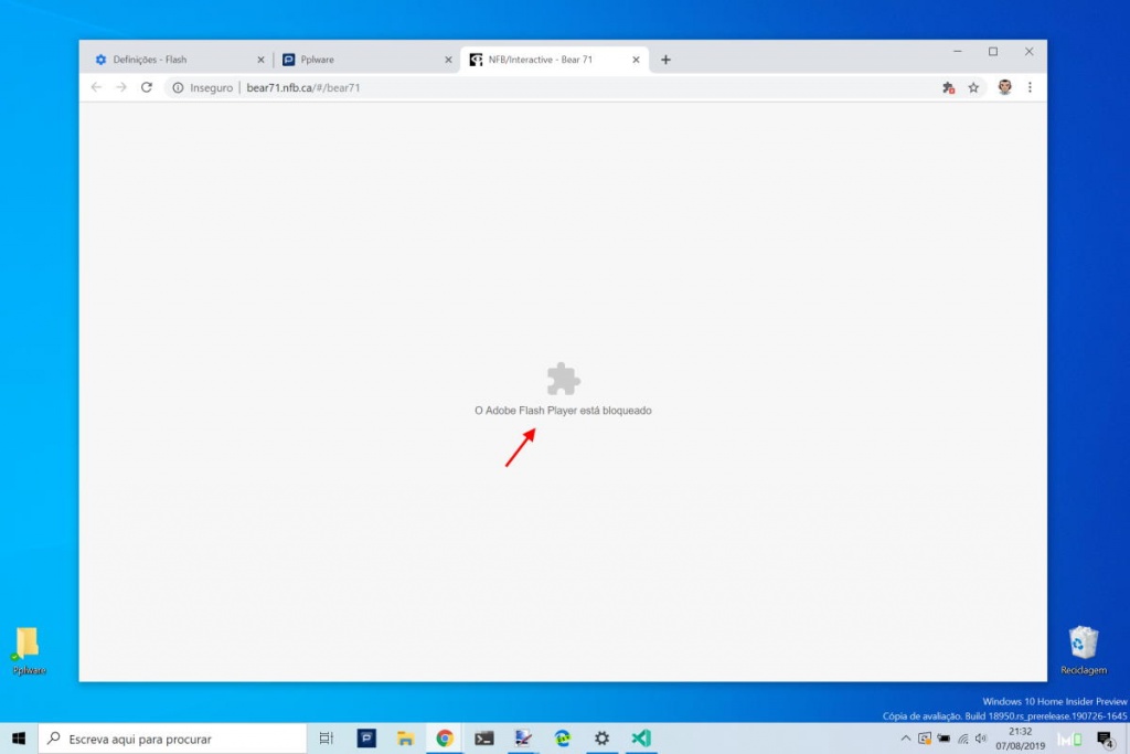 Dica: O que fazer para voltar a ter o Flash ativo no Chrome 76
