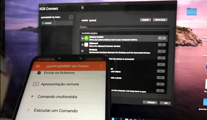 Tutorial: Ligue o seu Android ao Mac via KDE Connect