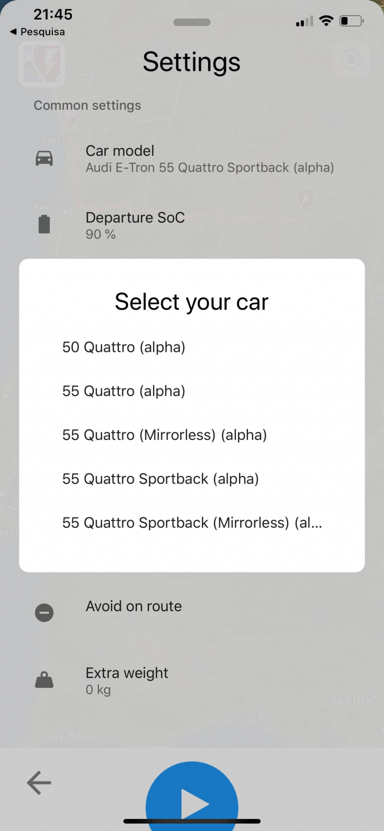 ABRP: A melhor app para calcular viagens no seu carro elétrico?