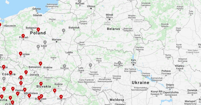 Tesla atualiza mapa dos Superchargers com os novos locais 2020