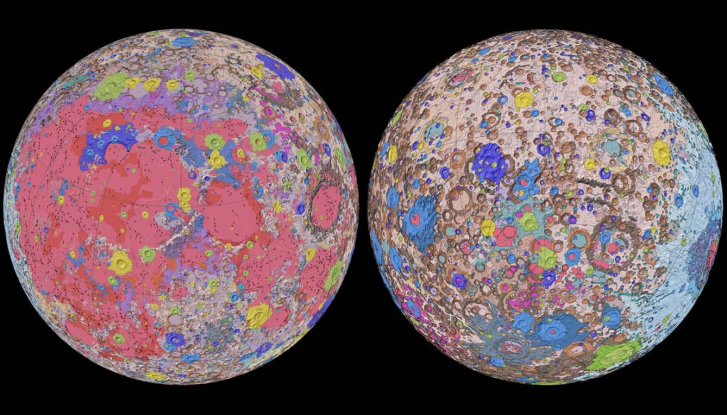 Lançado o primeiro mapa completo da superfície da Lua