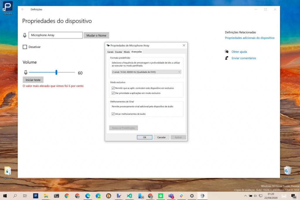 Dica: Como configurar melhor o som do seu microfone no Windows 10