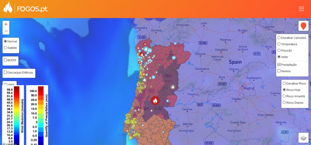 Fogos.pt: Provavelmente o melhor site com informação sobre fogos ativos