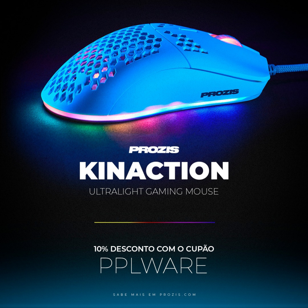 Kinaction: O Rato Gaming com apenas 69g e cheio de estilo