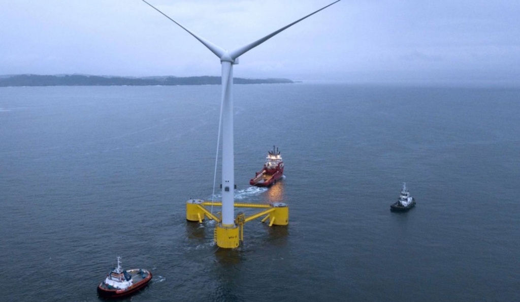 WindFloat Atlantic: Parque eólico flutuante já está a funcionar em Portugal