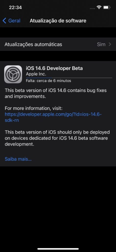 Apple released the first beta versions of iOS 14.6, watchOS 7.5, iPadOS 14.6, and tvOS 14.6