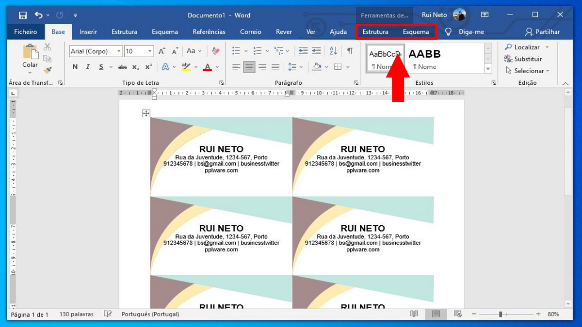 Tipp: So erstellen Sie Visitenkarten mit Microsoft Word
