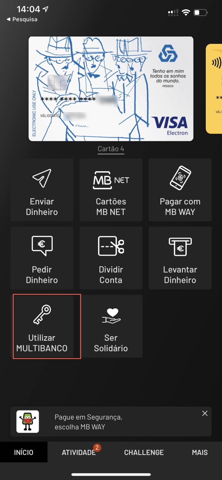 MB WAY: Sem carteira? Use o Multibanco sem nenhum cartão