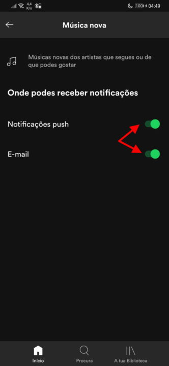 Notificações no Spotify? Eis a forma de receber alertas da melhor música