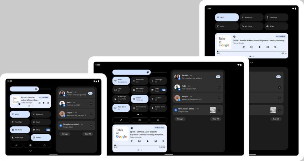 Google tem nova versão do Android 12, dedicada aos tablets e dobráveis