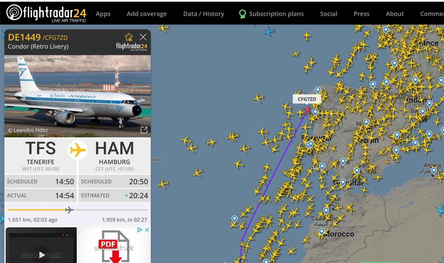 Flightradar24: Faça o tracking de aviões no mundo em tempo real