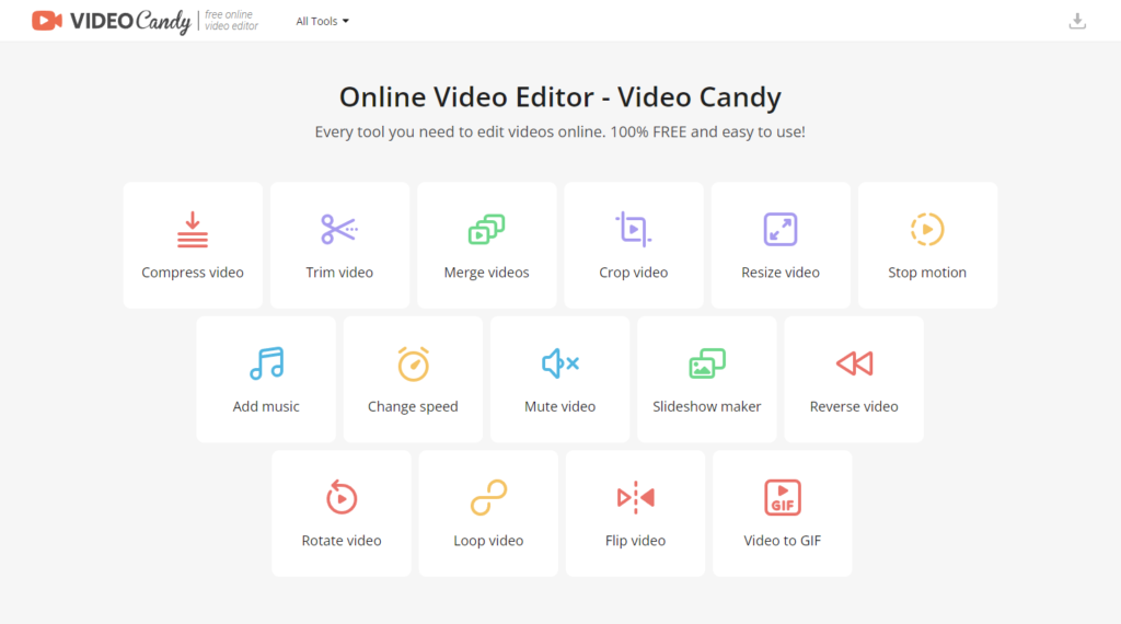 Video Candy - um editor de vídeo online muito completo e gratuito