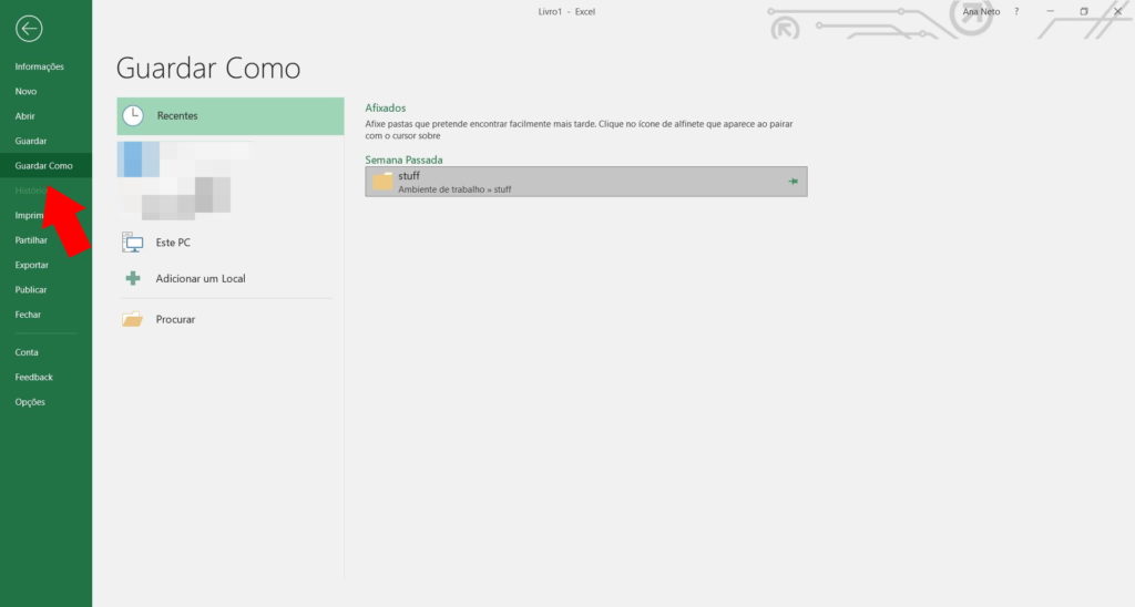 Como proteger um documento Excel com password