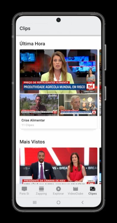 Há um novo MEO GO! TV de alta qualidade fora de casa