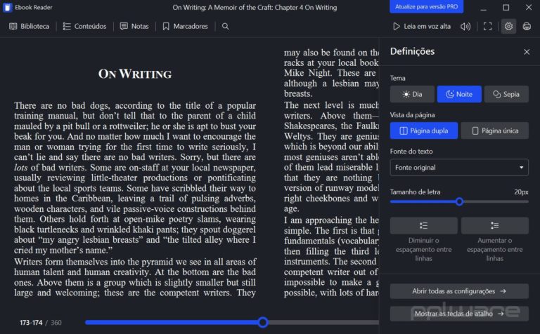 Icecream Ebook Reader, um leitor EPUB gratuito e muito fácil de usar