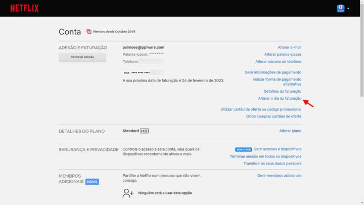Netflix: escolha o dia em que faz o pagamento do serviço de streaming